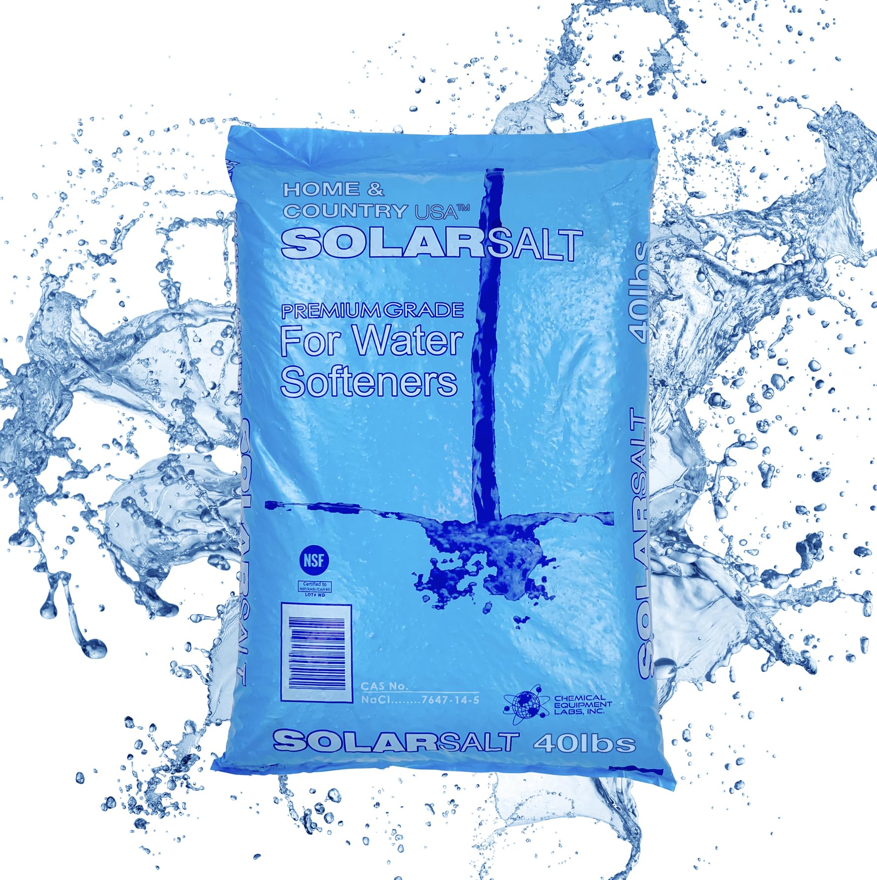 Amazon.com: Home and Country USA 40 Pound Bag of All Natural Solar Salt ...