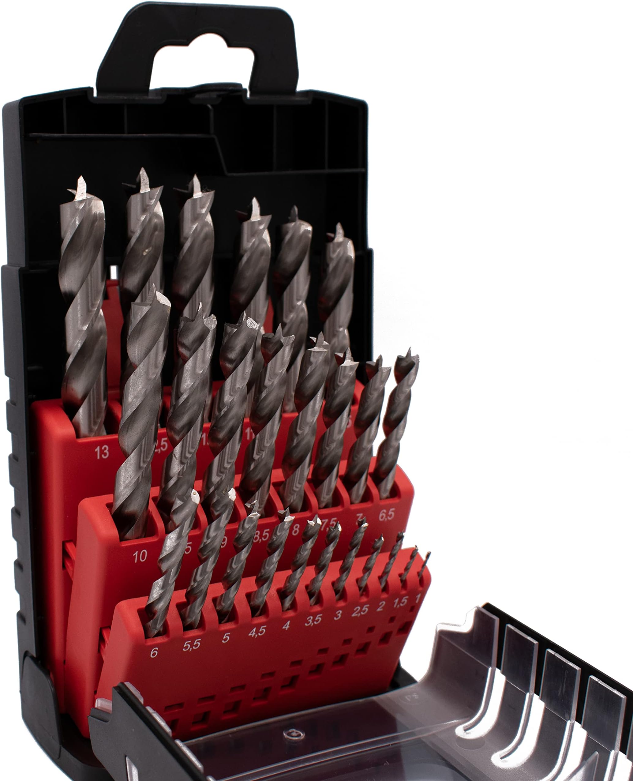 ENT 09225 25-tlg. HSS-G Holzbohrer-Set - 1-13 mm : Amazon.de: Baumarkt