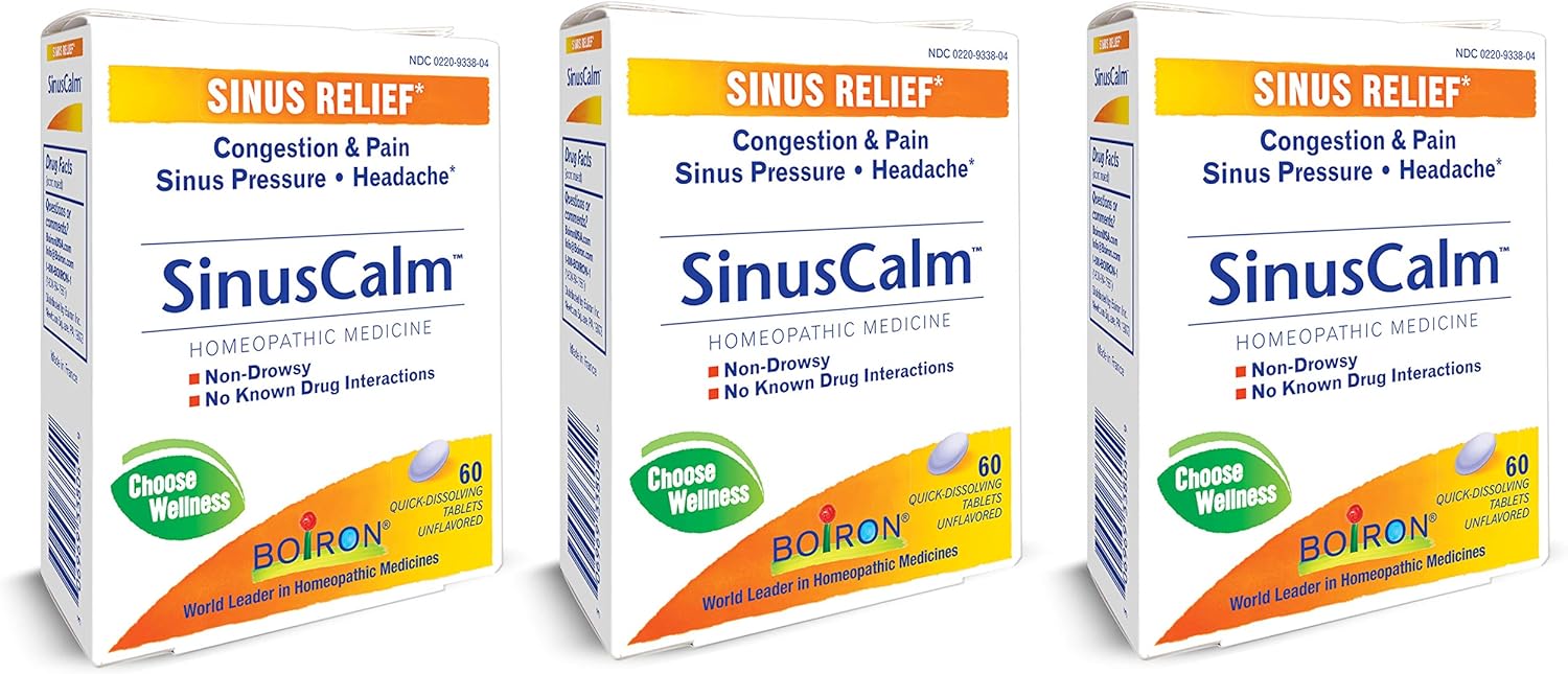Amazon.com: Boiron - Sinus Calm Sinus Relief - 1 Each - 60 TAB : Health ...