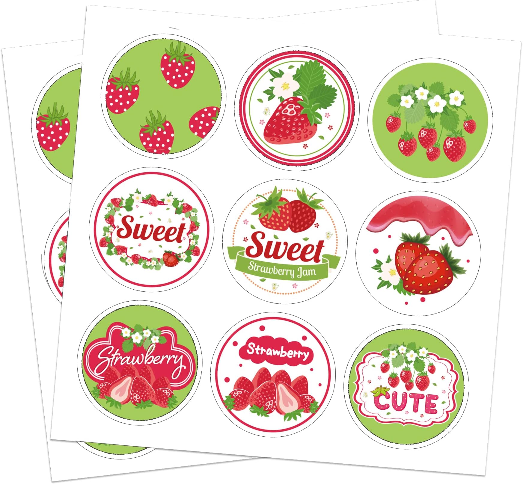 Amazon.com: Strawberry Shortcake Standard Stickers - 4 Sheet : Toys & Games