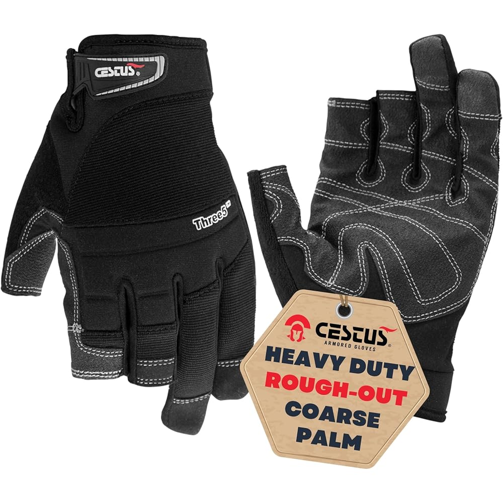 $6/mo - Finance Cestus HandMax Series, Heavy Duty Work Gloves Men, High ...