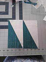 Amazon.com: Bloc Loc~Half Rectangle Triangle Large 2-1 Acrylic Ruler ...