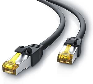 CSL-Computer 2 m CAT 7 Network Cable Gigabit Ethernet LAN Cable - 10000 ...