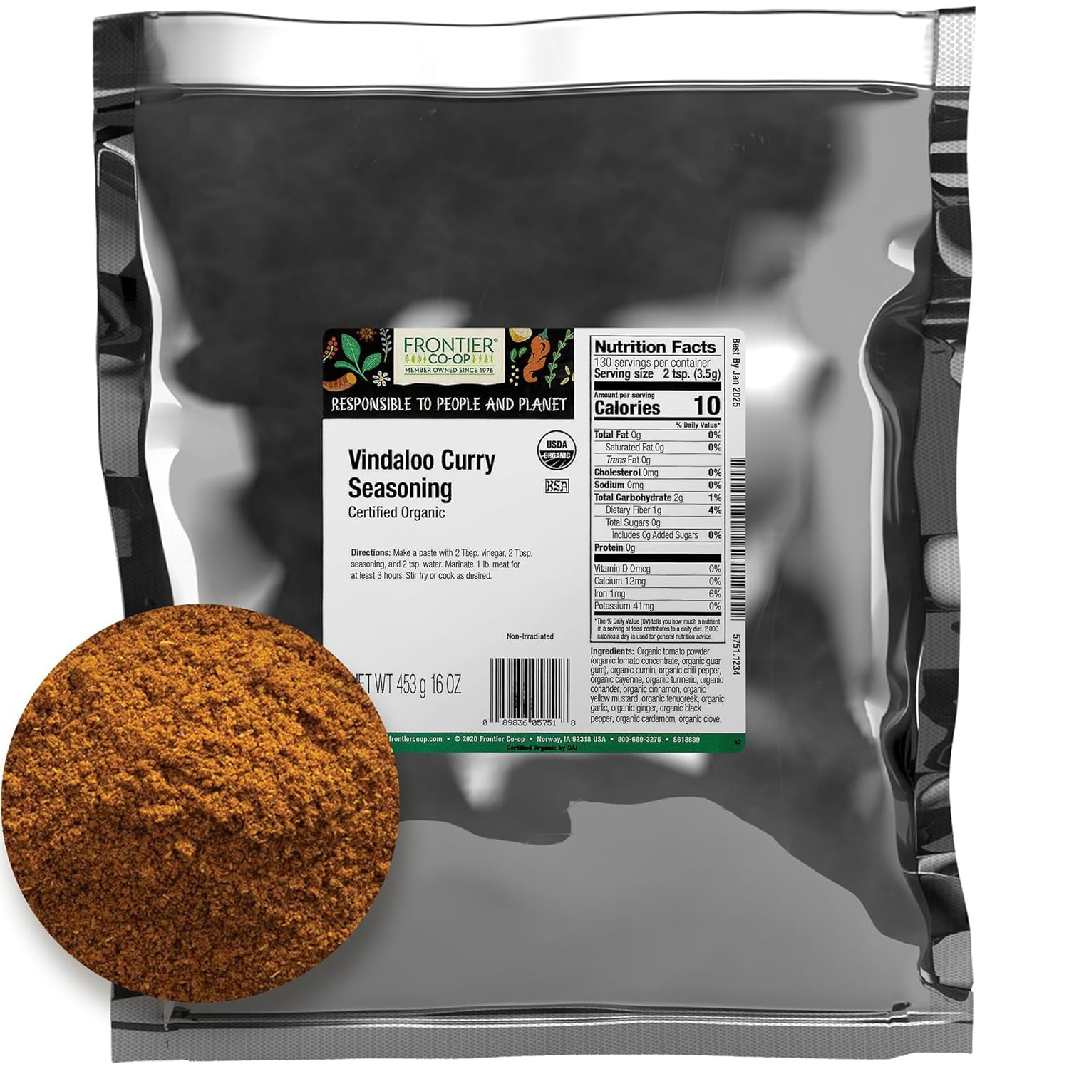 Amazon.com : Frontier Co-op Organic Vindaloo Curry Seasoning 1lb ...