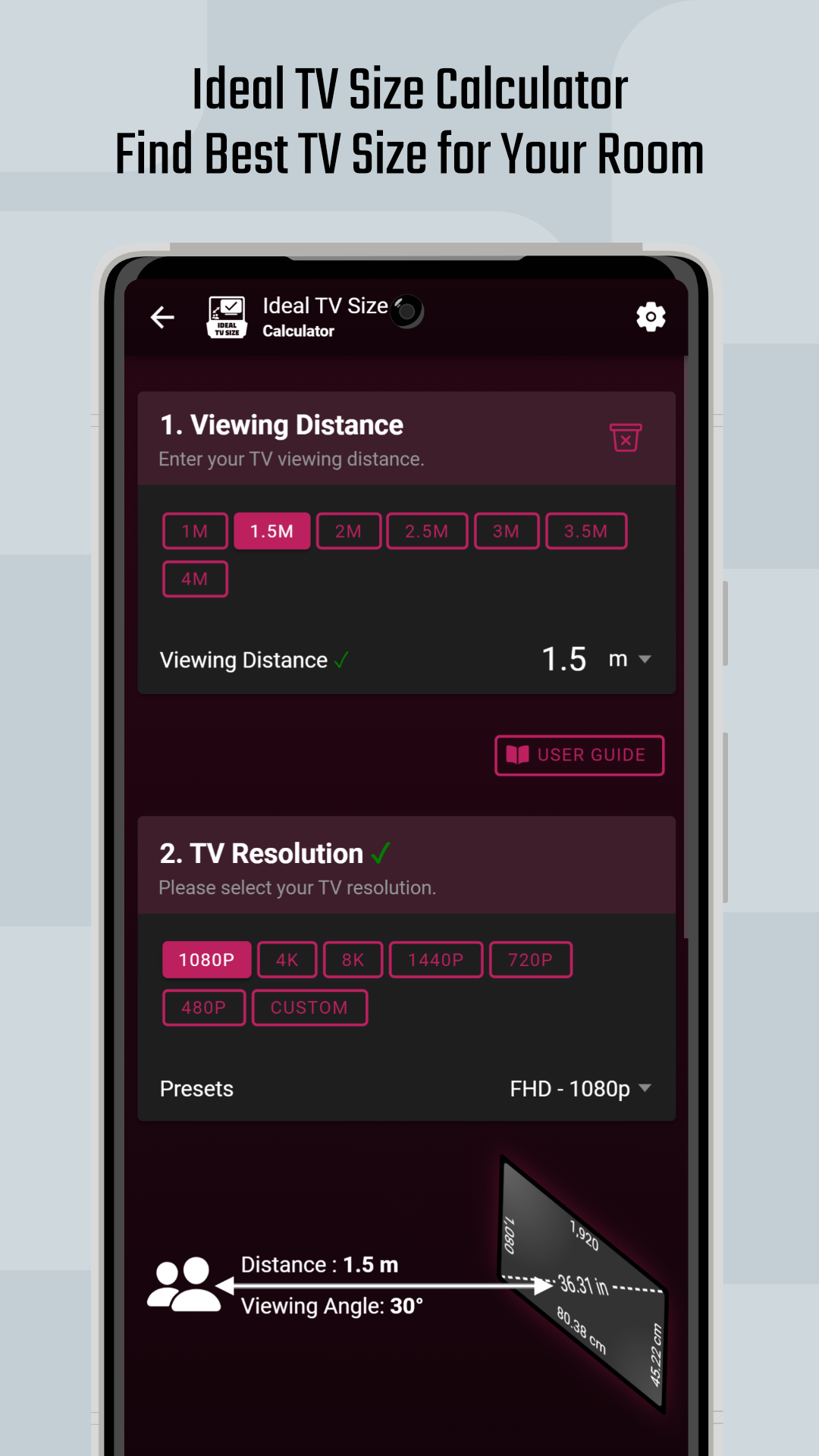 TV & Screen Calculator - App on Amazon Appstore