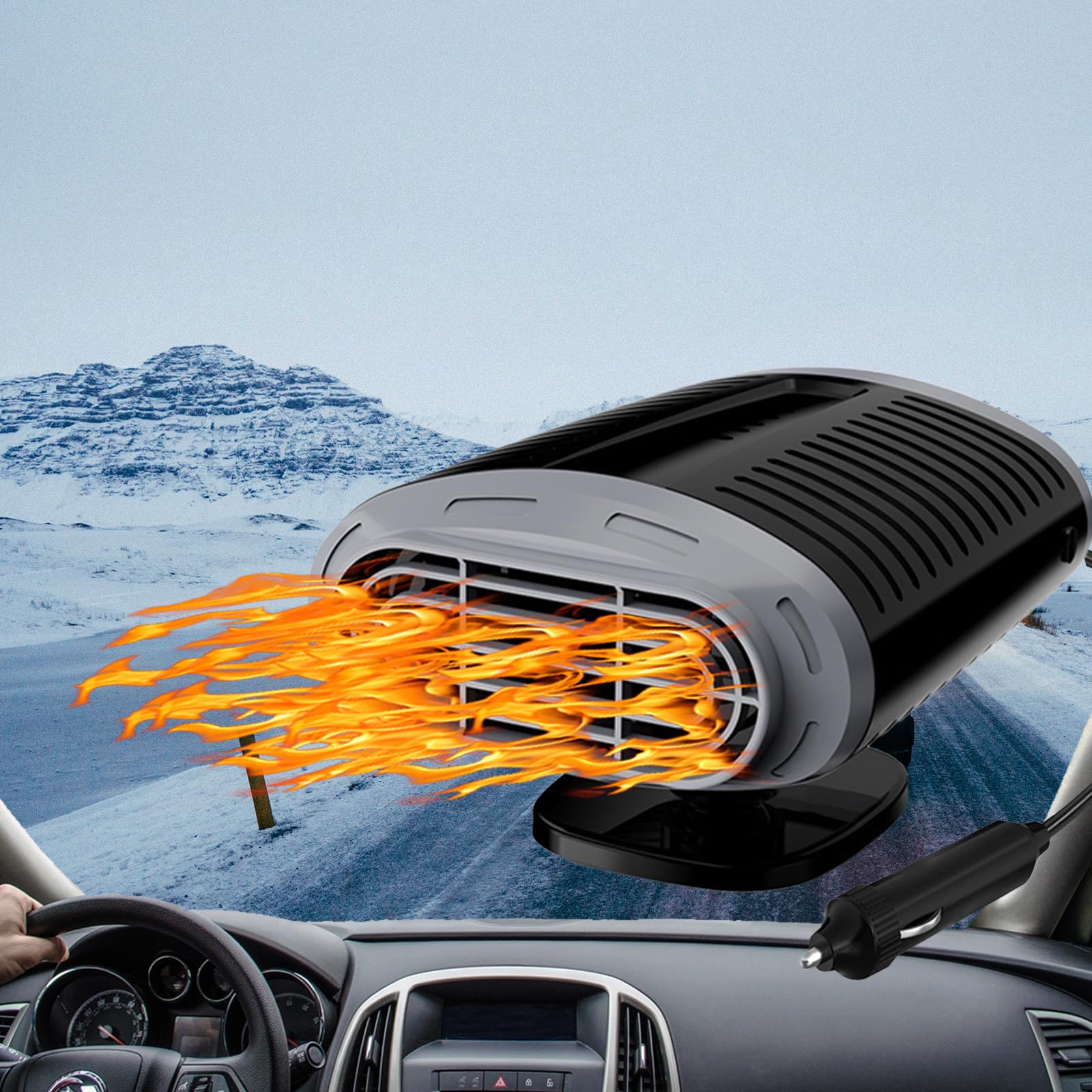 Amazon.com: Car Heater, 12V 150W Car Heaters for Vehicle, Portable Car ...