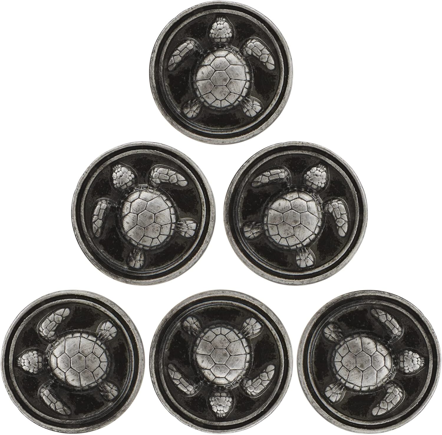 Kyien 6-Piece Turtle Shape Knob Wardrobe Handle Drawer Single Hole Knob ...