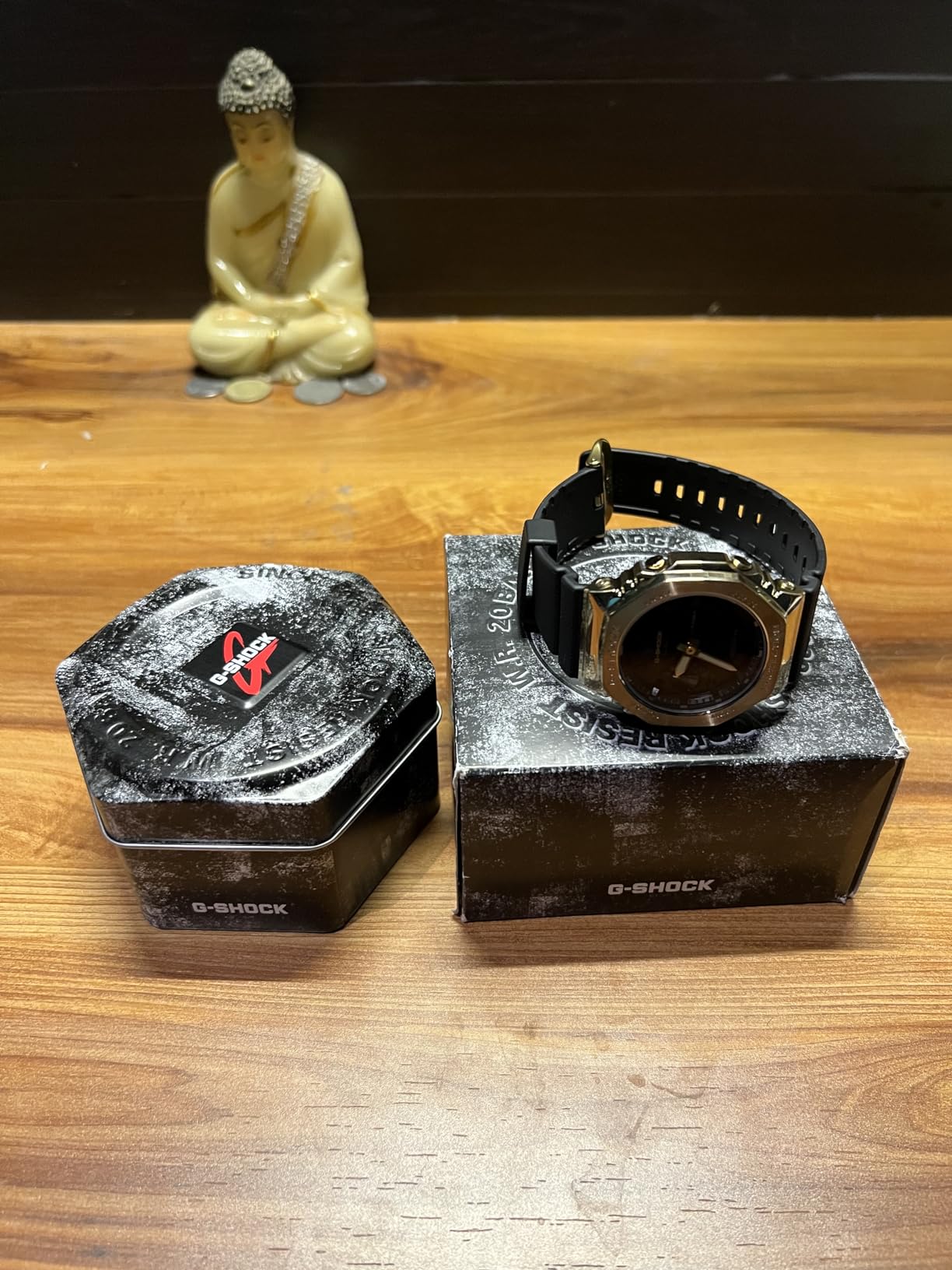 Casio Men Resin G-Shock AnalogDigital Black Dial Gm-2100G-1A9Dr (G1278 ...