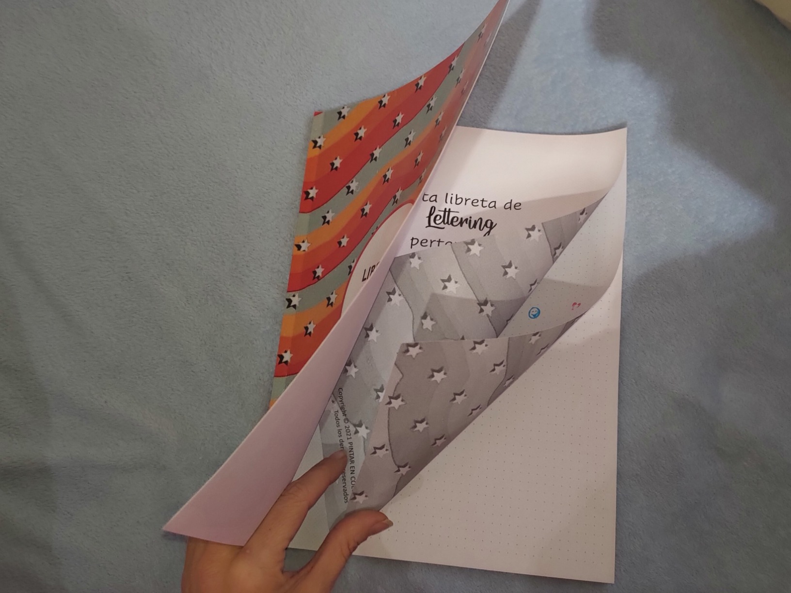 Mi libreta de Lettering: Cuaderno para lettering de 120 hojas con ...