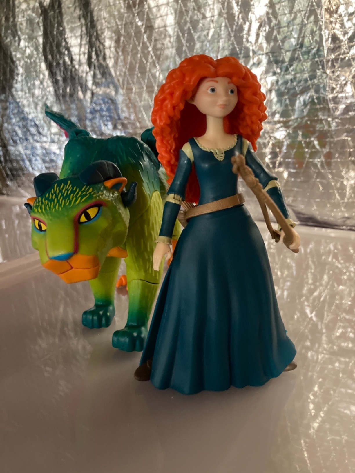 Amazon.com: Disney Pixar Brave Merida Action Figure, Movie Character ...