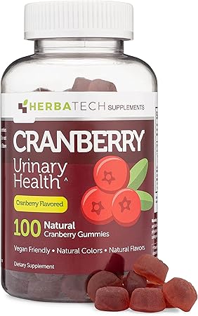 Amazon.com: Herbatech Supplements Cranberry Gummies Supplement for ...