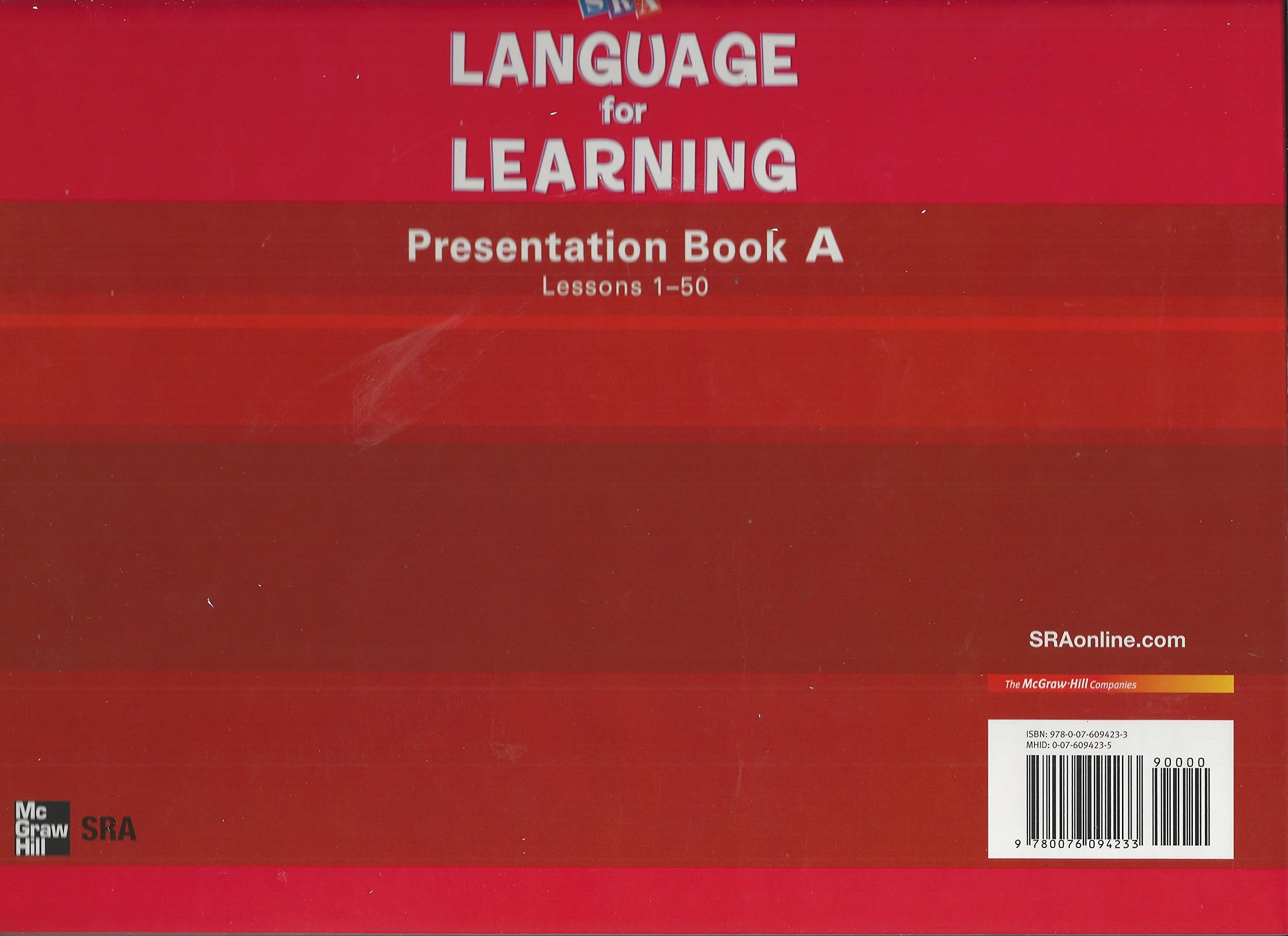 Language for Learning: Presentation Book A (DISTAR LANGUAGE SERIES ...