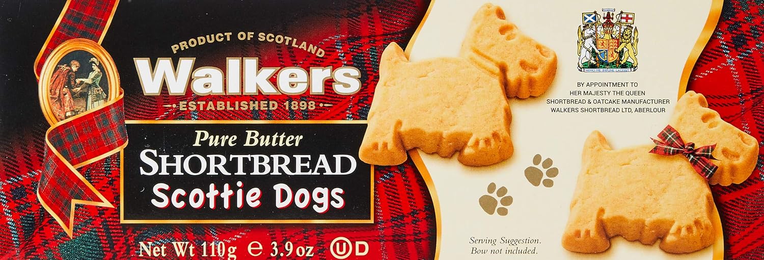 Walkers Shortbread Scottie Dog Shortbread, 110 g : Amazon.co.uk: Grocery
