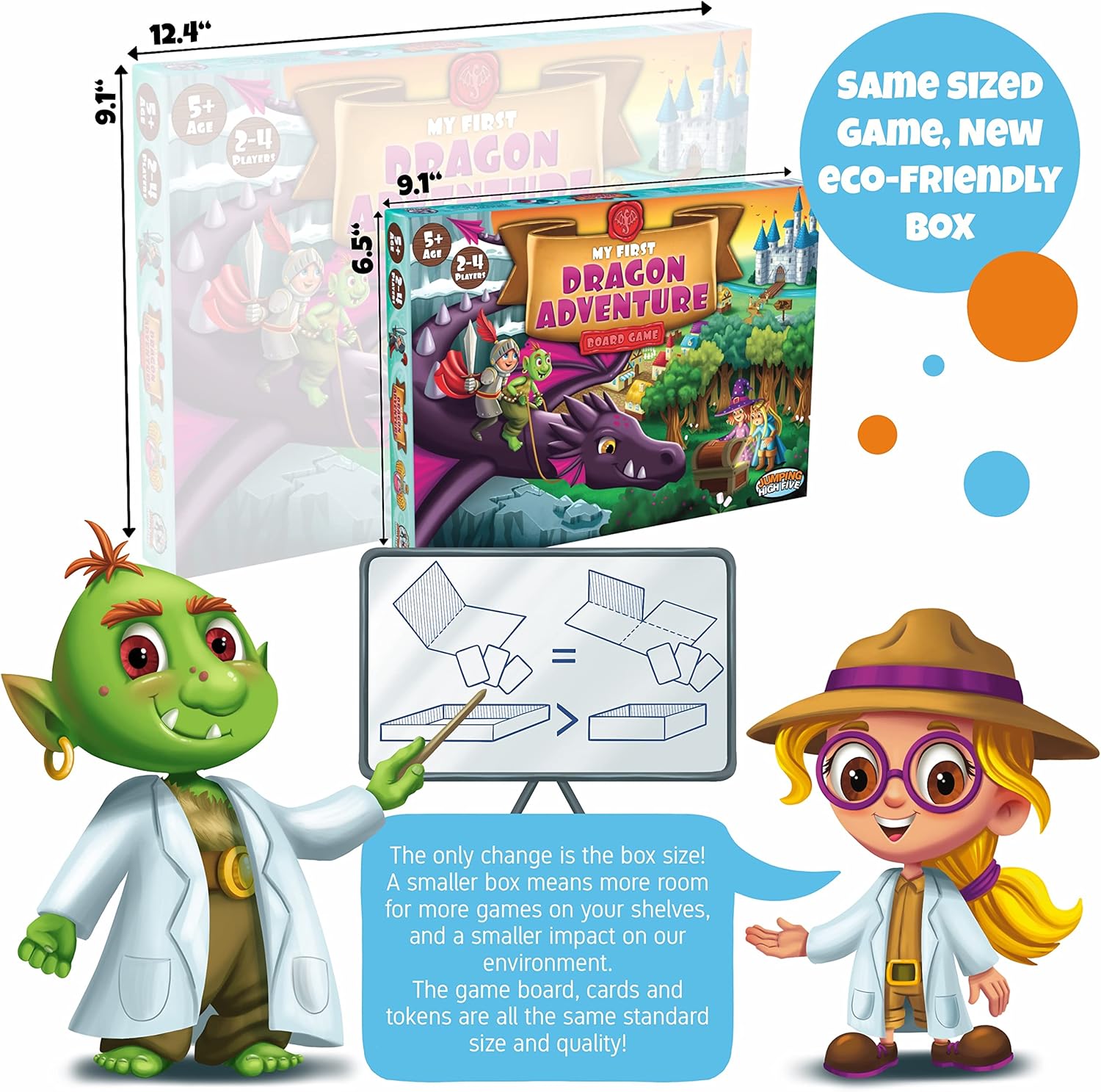 JH5 My First Dragon Adventure! Beginner Fantasy Board Game for Kids 5 ...