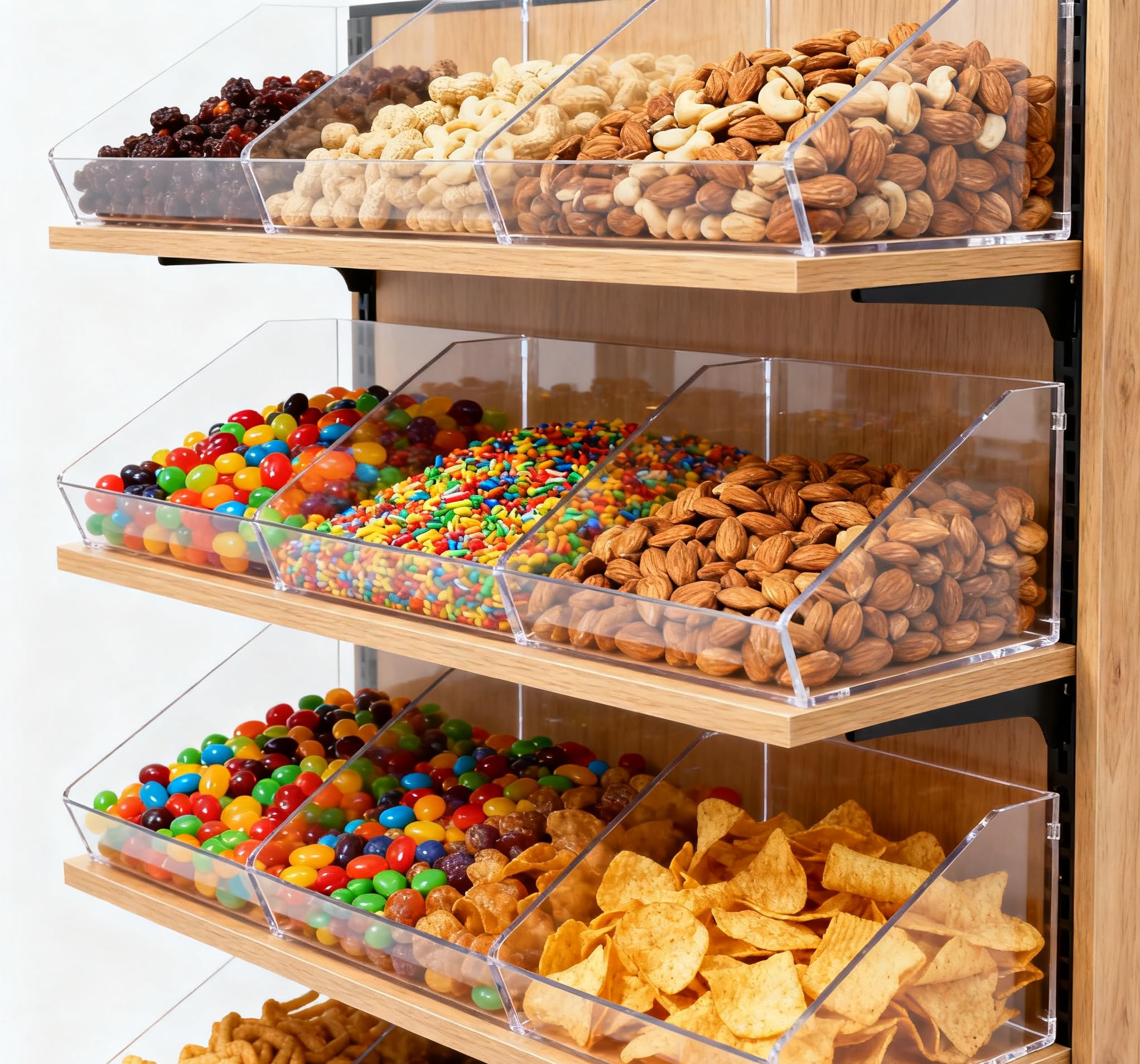 Snapklik.com : Snack Organizer 3-Tier Display Stand