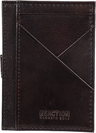 Kenneth Cole REACTION Men's RFID Extra Capacity Getaway Wallet, Brown ...