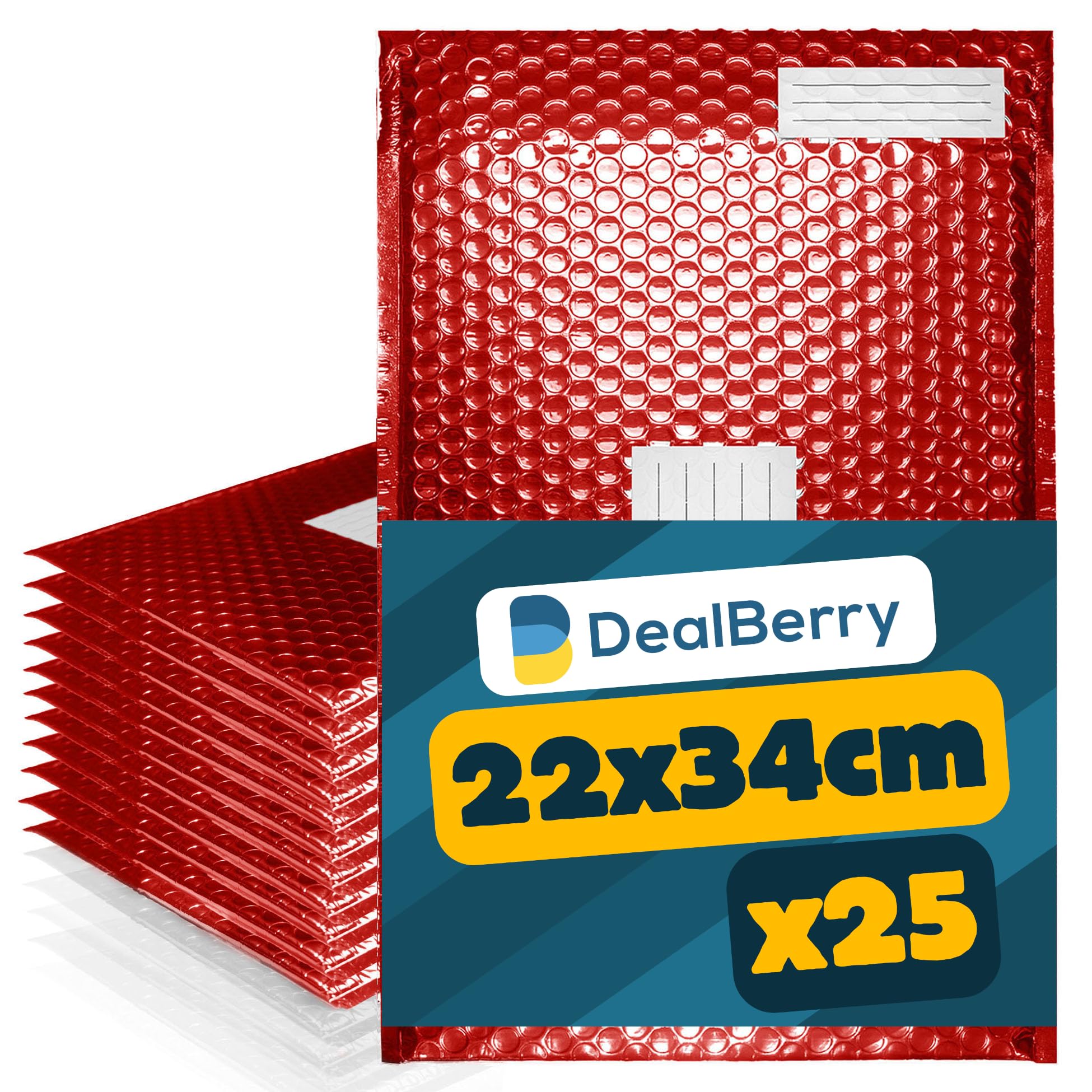 25 Pack Padded Bubble Envelopes - Bubble Wrap Envelope - Poly Bags for ...