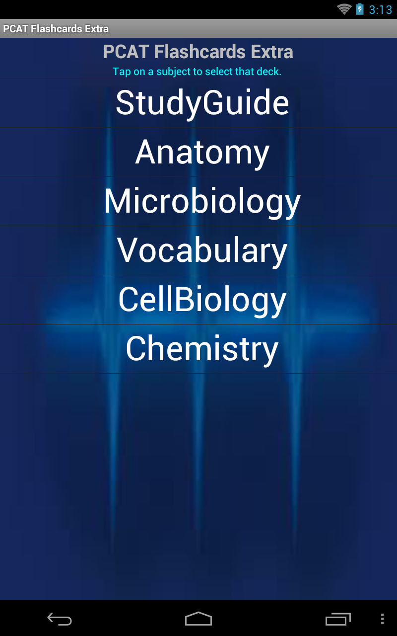 PCAT Flashcards Basic - App on Amazon Appstore