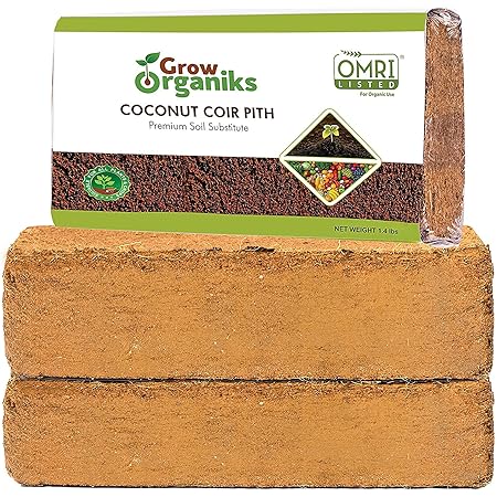 Amazon.com : GROW!T JSCC2 - Organic Coco Coir Planting Chips (9 LBs ...