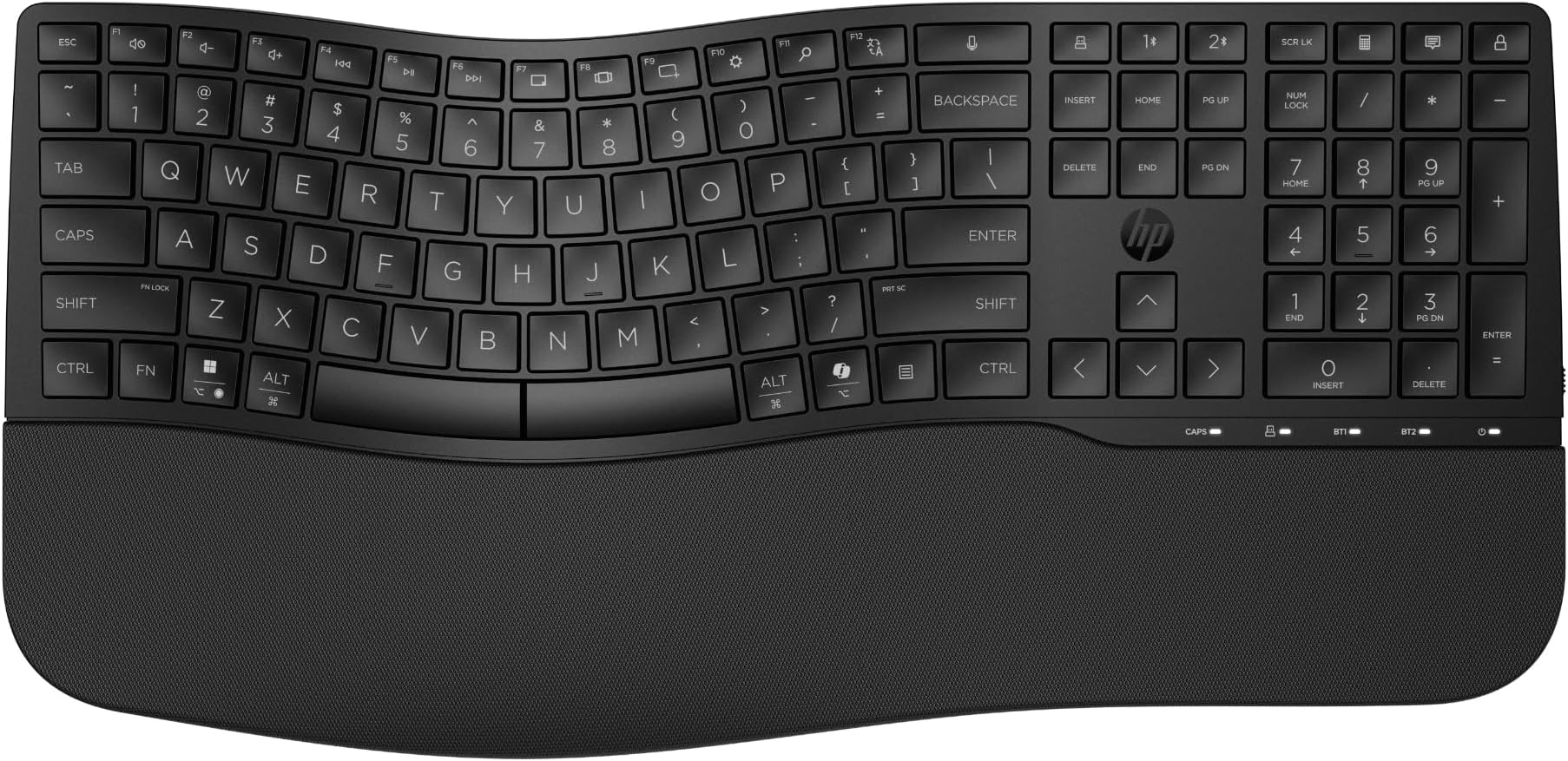 Amazon.com: HP 680 Comfort Dual-Mode Keyboard, Microsoft Copilot ...