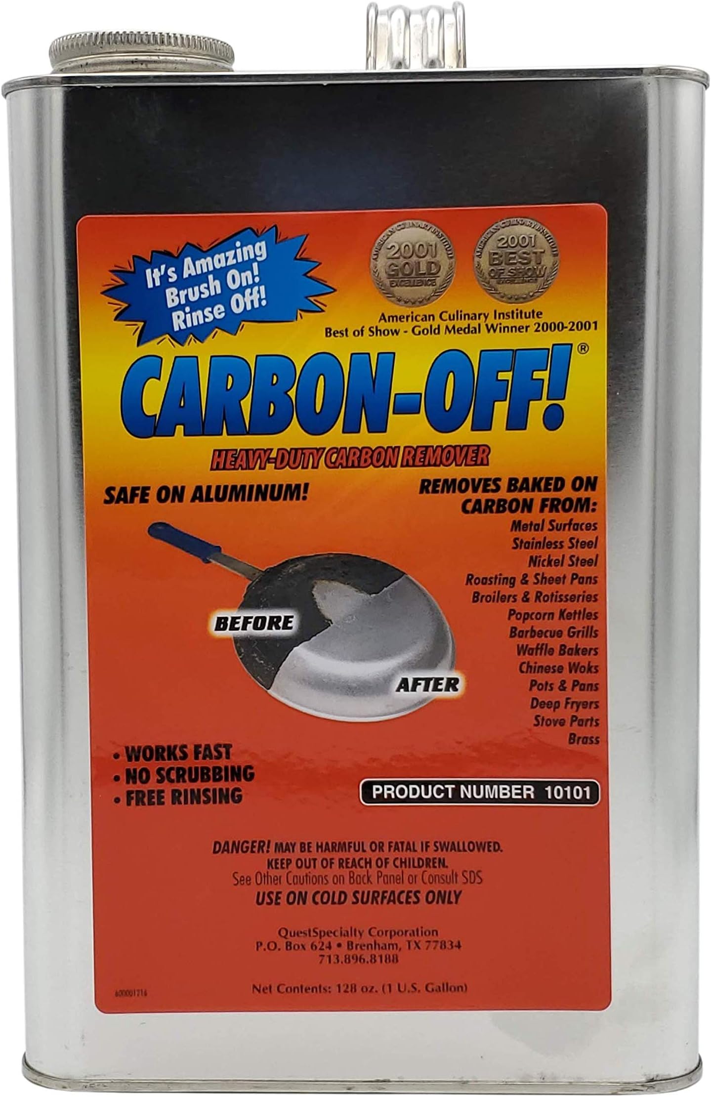 Amazon.com: Carbon Off Cleaner & Nu View Concession Cleaner by ...