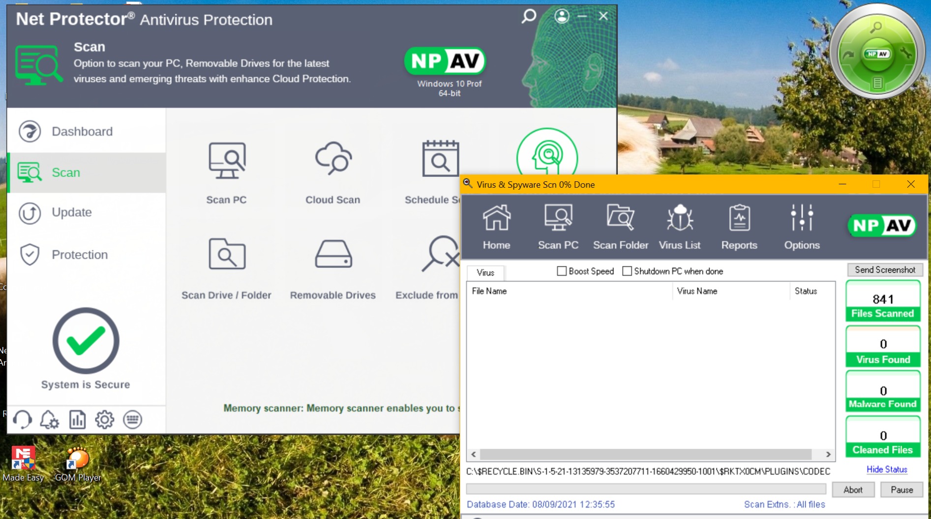 Net Protector Anti-Virus Pro 2024 - 1 PC, (Email Delivery ) : Amazon.in ...