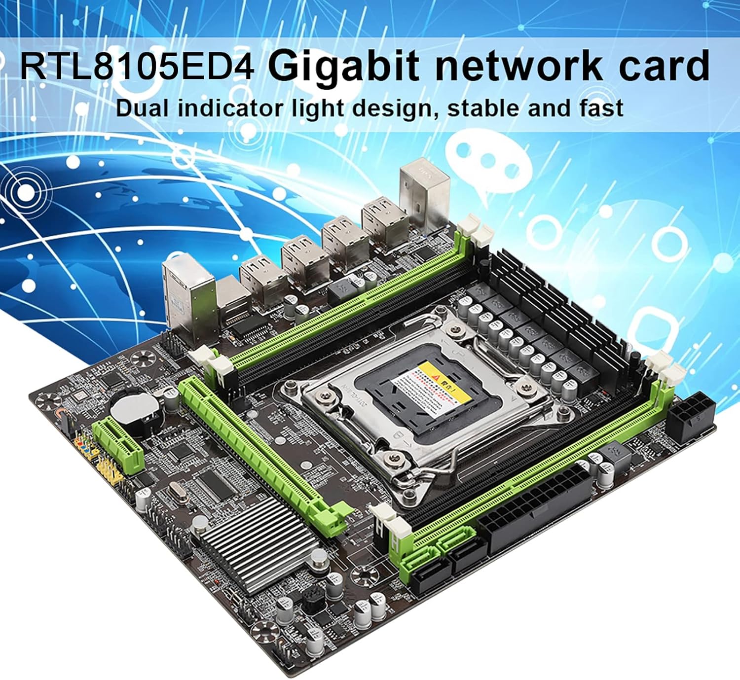 Placa base LGA 2011 X79G, DDR3 para computadora serie Xeon para serie ...