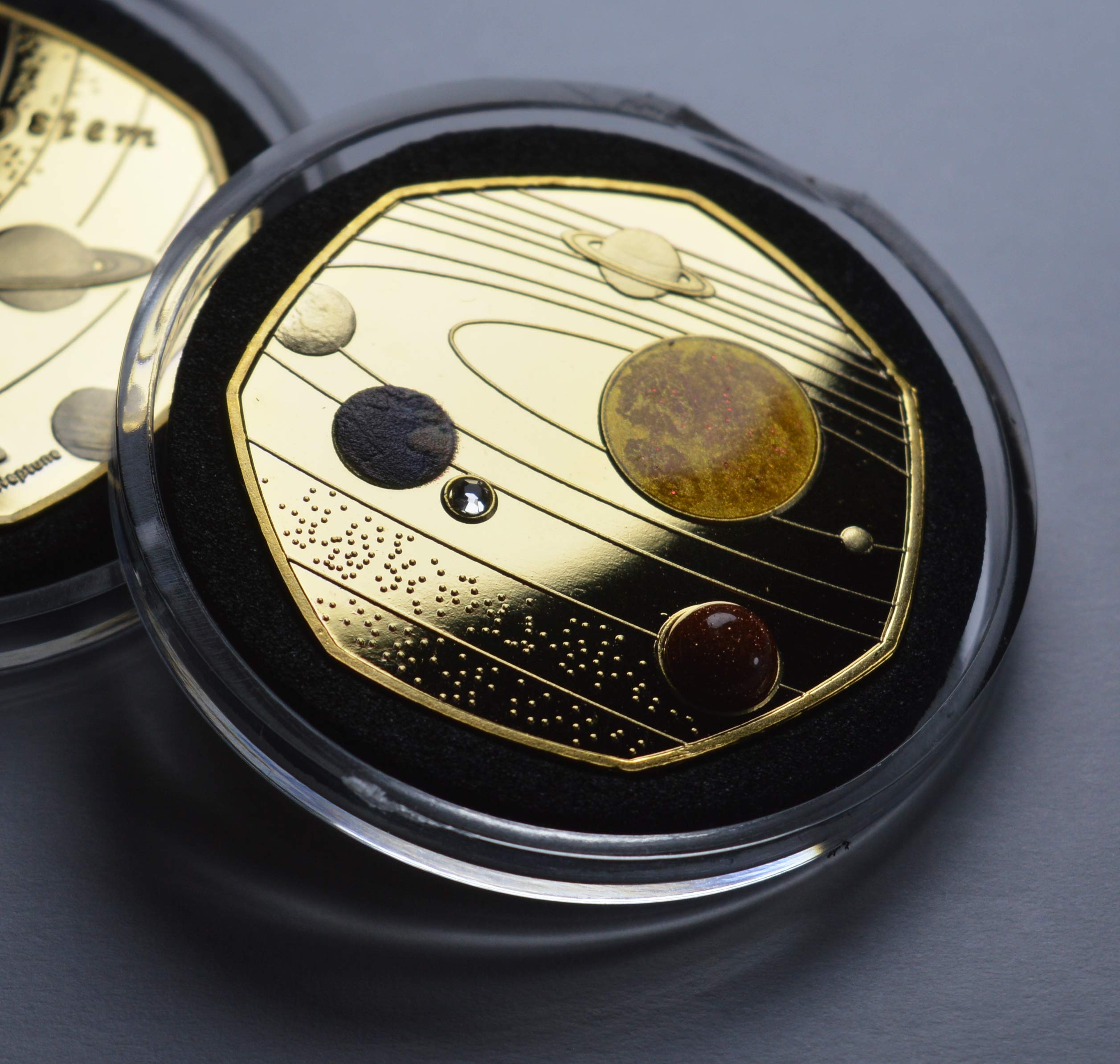 Buy The Commemorative Coin Company OUR SOLAR SYSTEM 24ct Gold ...