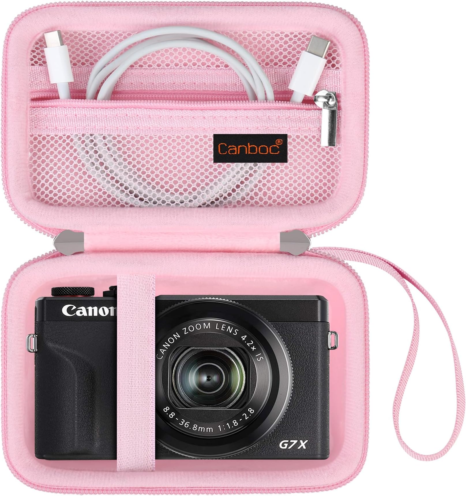 Amazon.com: Canboc Hard Case for Canon PowerShot G7X Mark II/III / G5 X ...