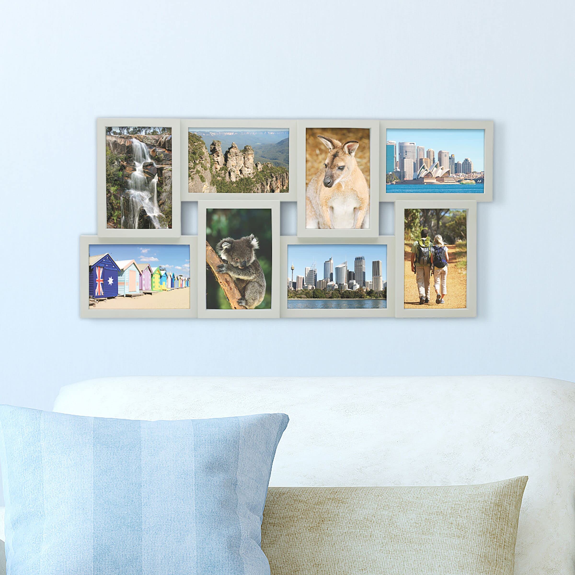 Snapklik.com : Melannco 18 X 23 Inch 8 Opening Photo Collage Frame