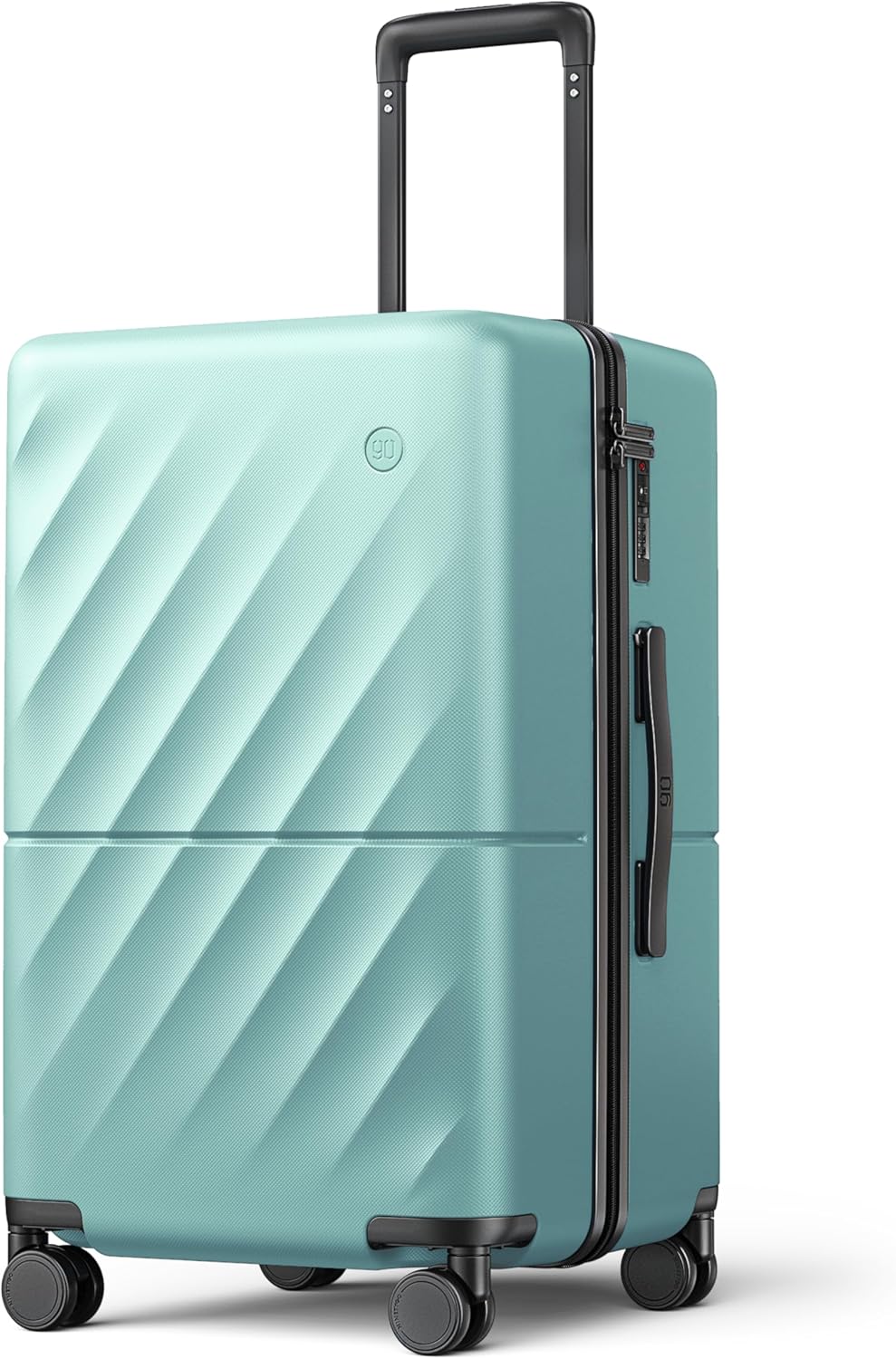 Amazon.com | NINETYGO Trunk Luggage 22 Inch, Small Checked Luggage with ...