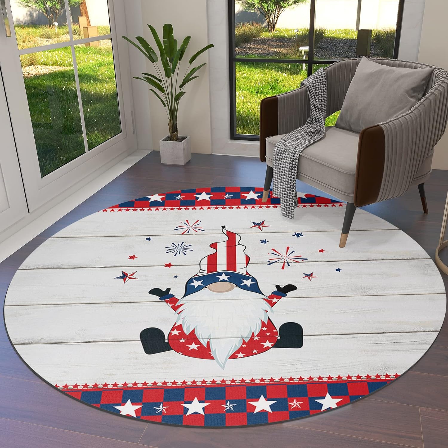 Amazon.com: Independence Gnomes Star Stripe Freedom Nation Buffalo ...