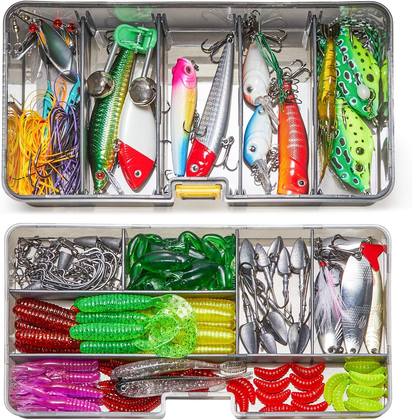 Fishing Lures, Dr.meter 136pcs Freshwater Saltwater Fishing Lure Set ...