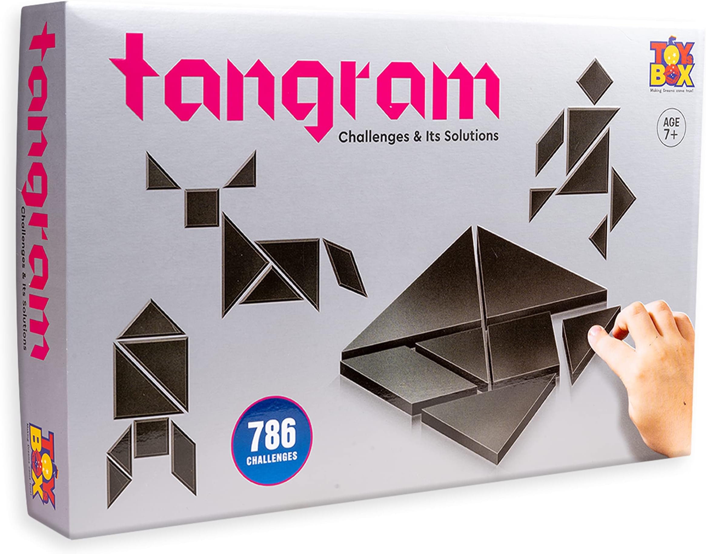 Buy Toysbox Tangram Puzzle 7 Pieces and 786 Patterns Educational Jigsaw ...