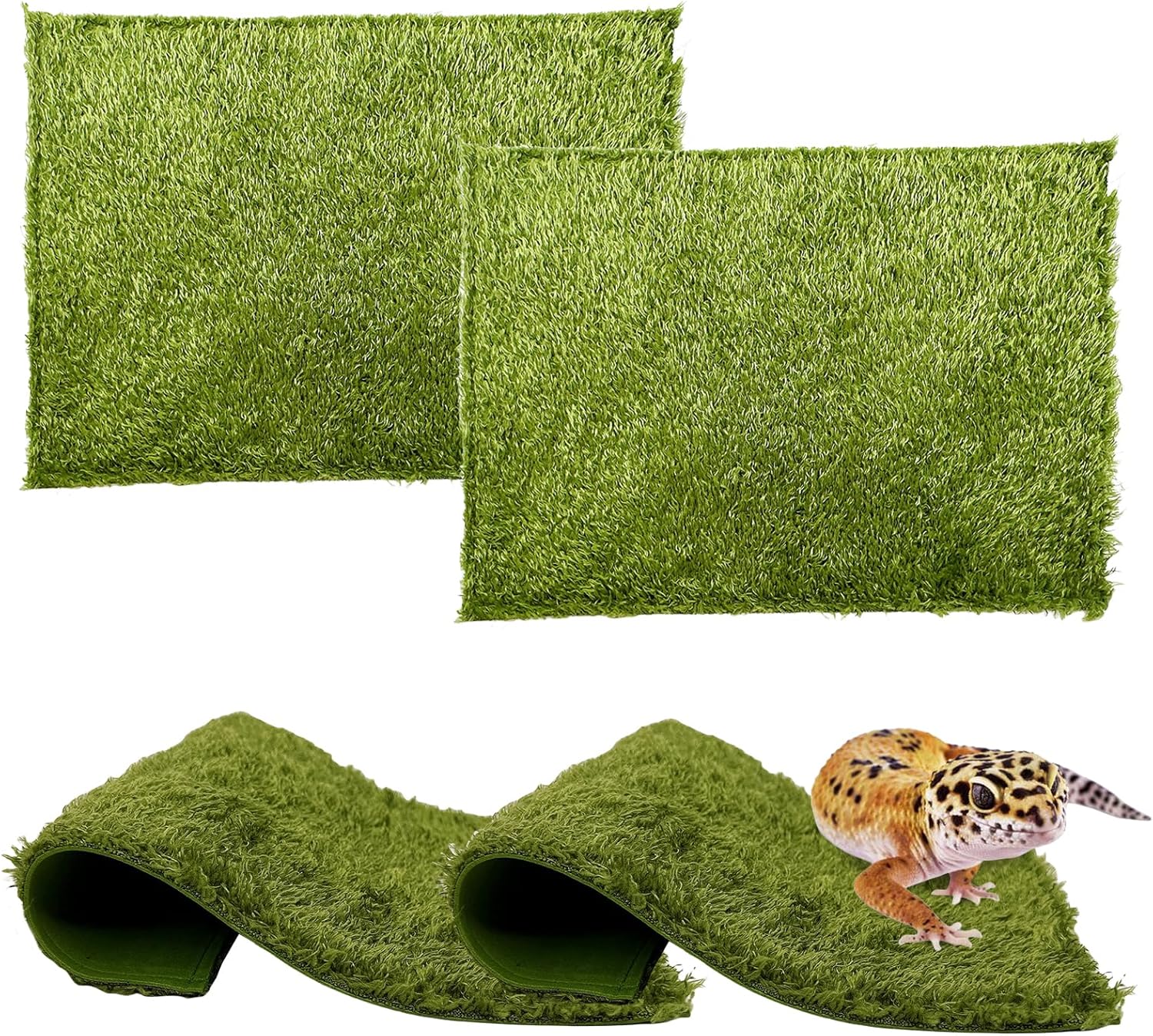 Amazon.com : kathson 4pcs Reptile Carpet Terrarium Liner Tortoise ...