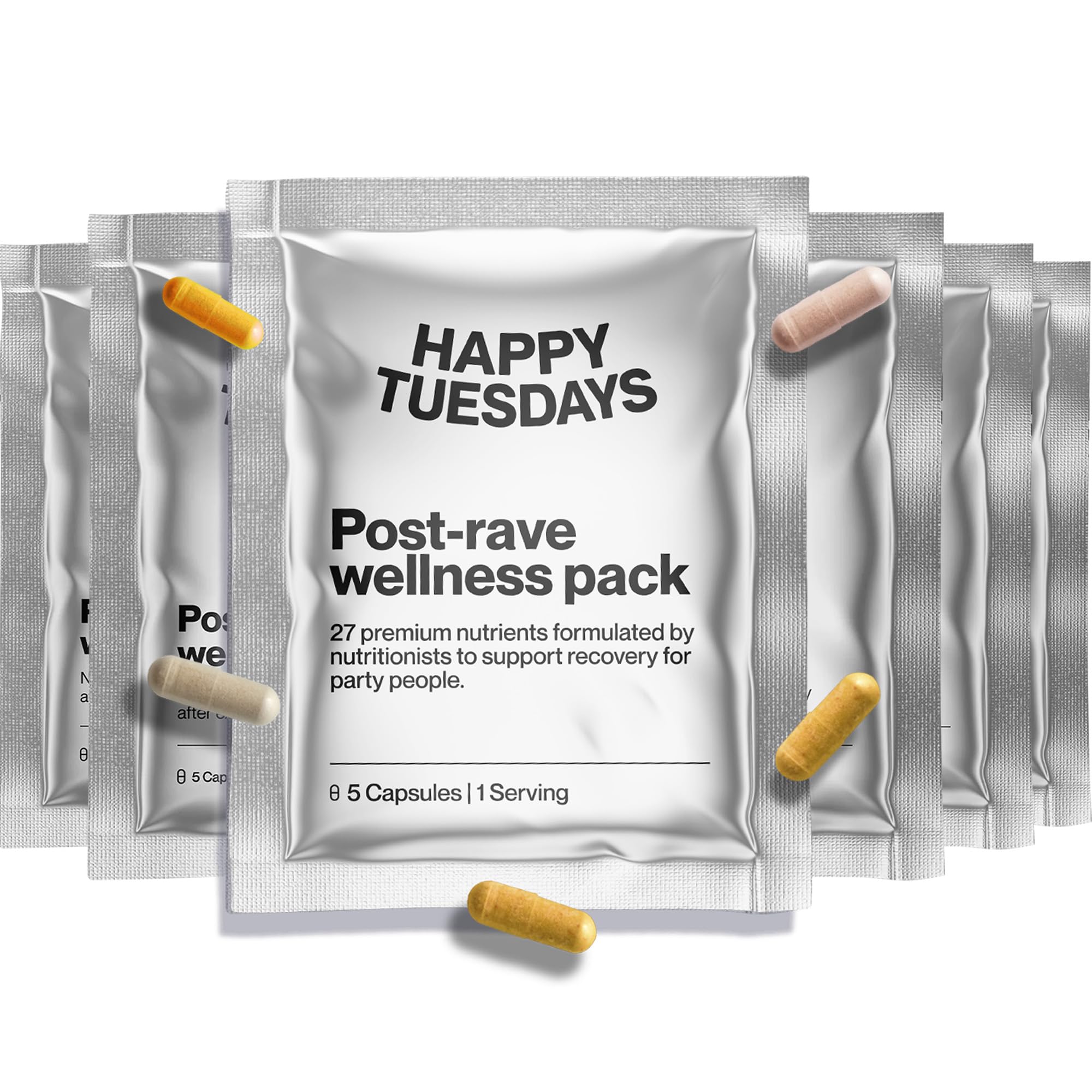 Happy Tuesdays Post-Rave Wellness Packs | After Party Recovery ...