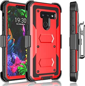 Amazon.com: Tekcoo Funda con clip para LG G8 / LG G8 ThinQ, [Tshell] absorción de golpes ...