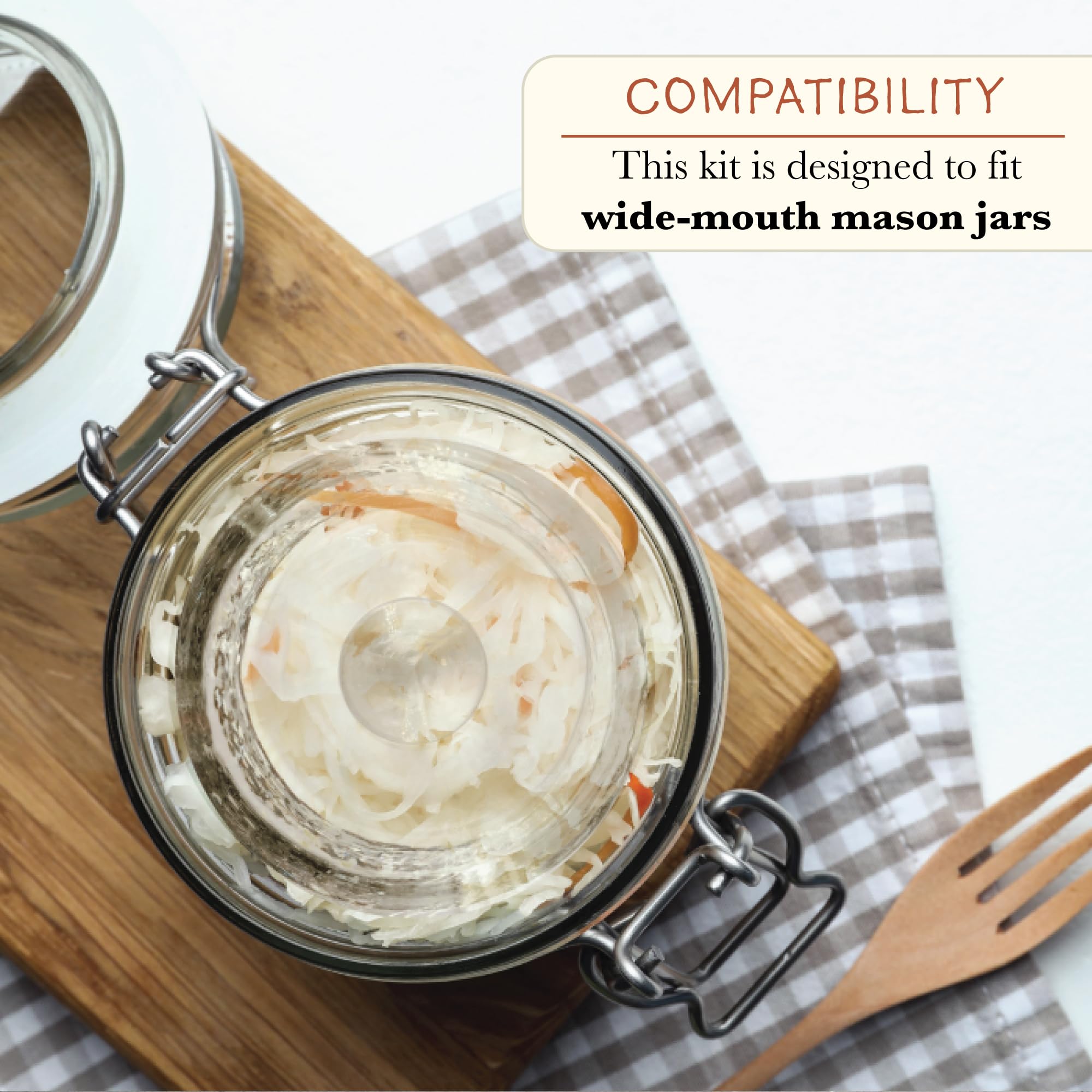 Snapklik.com : Fermentation Kit - Set Of 2 Glass Fermentation Weights ...