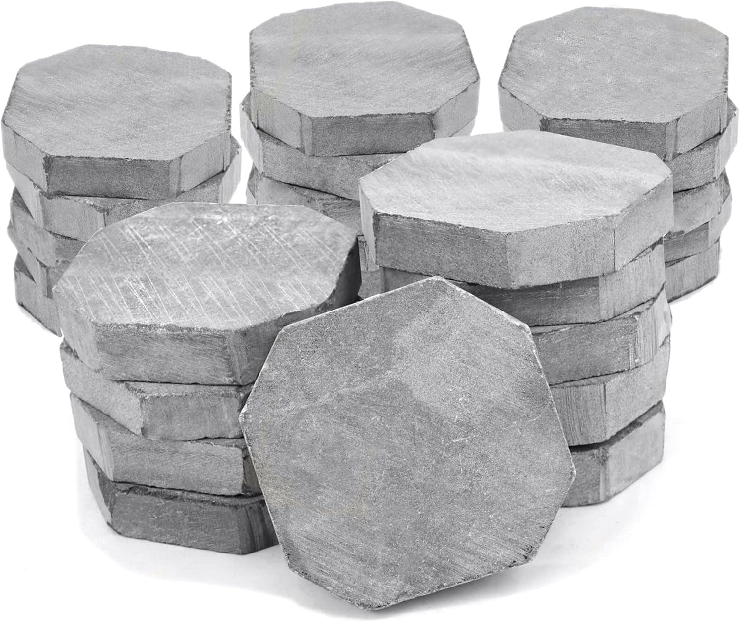 Amazon.com: 25 Octagon Stones for Rock Painting – Bulk 2.36” X 3.15 ...