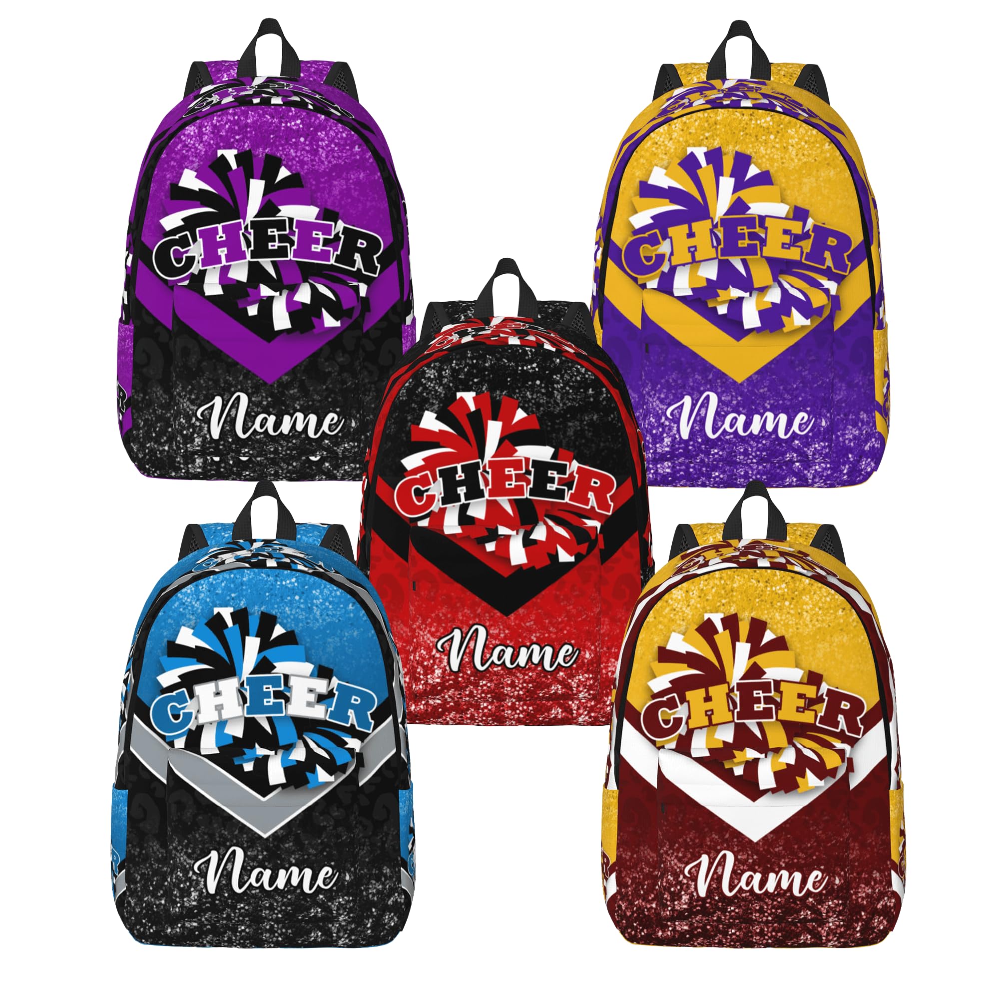 Amazon.com | Personalized Cheer Backpack with Name Custom Cheerleading ...