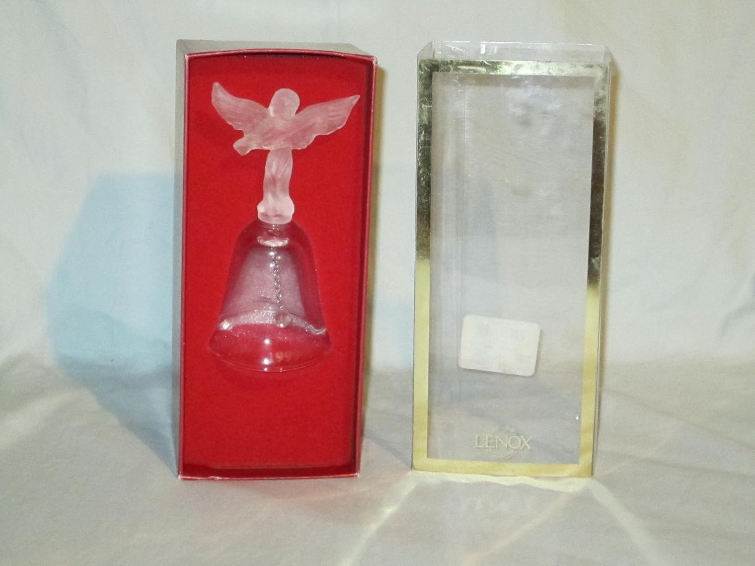 Amazon.com: Lenox Crystal Annual Ornamental Bell - Angel 1999 ...