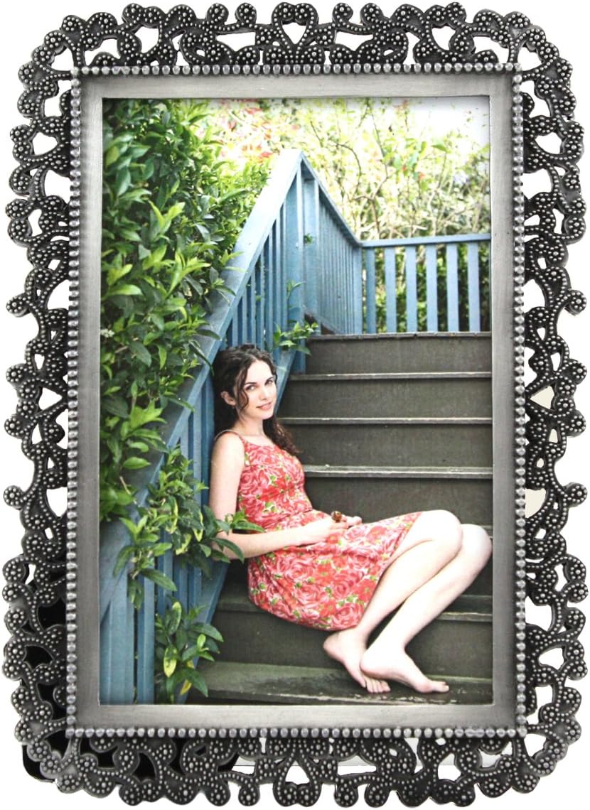 Amazon.com - Fetco Home Décor Dupont Frame, Pewter - Luxury Frames