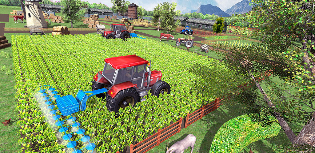 Tractor Driving Farming Games - Grand Farm Simulator 3D - Tractor ...