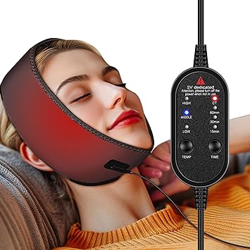 Amazon.com: GreenInit Face Heating Wrap for TMJ Pain Relief, USB ...