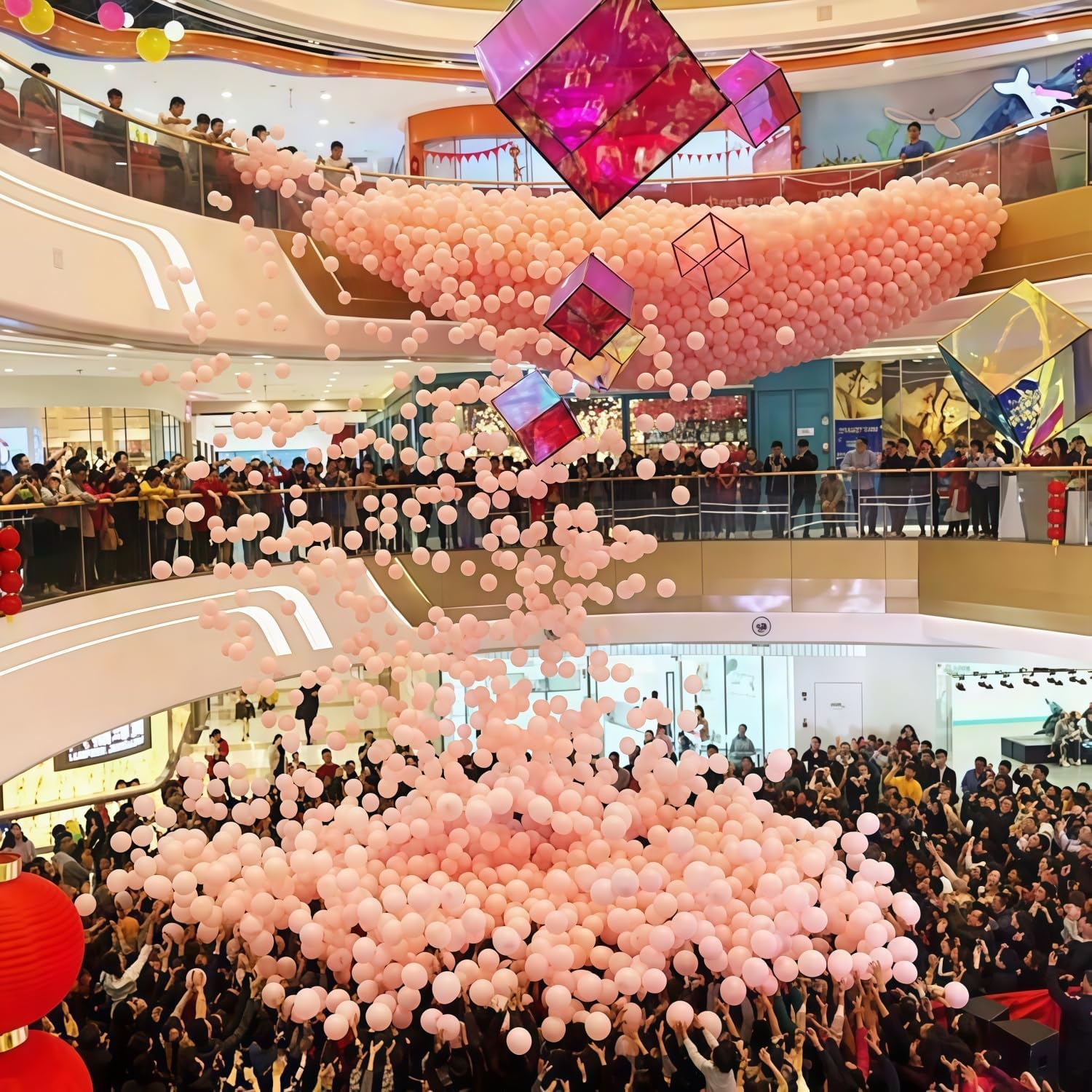 Amazon.com: 10.9 x 3 ft Balloons Drop Net for Weddings Parties ...