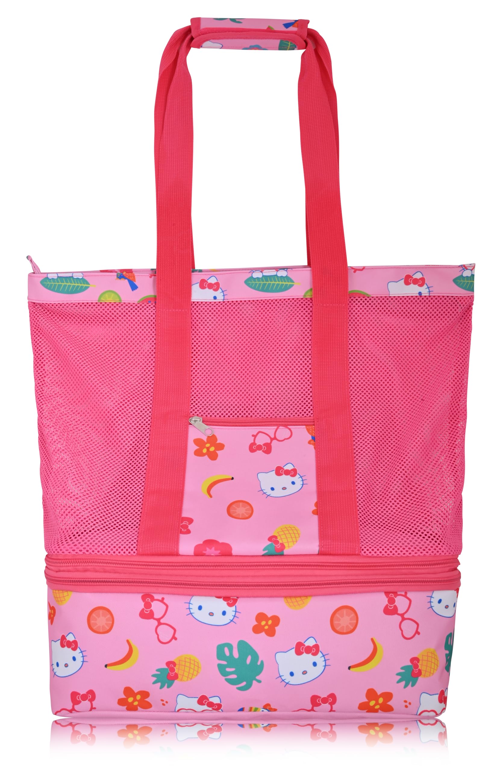 Amazon.com: Fast Forward Sanrio Hello Kitty Beach Bag Tote Bag for ...