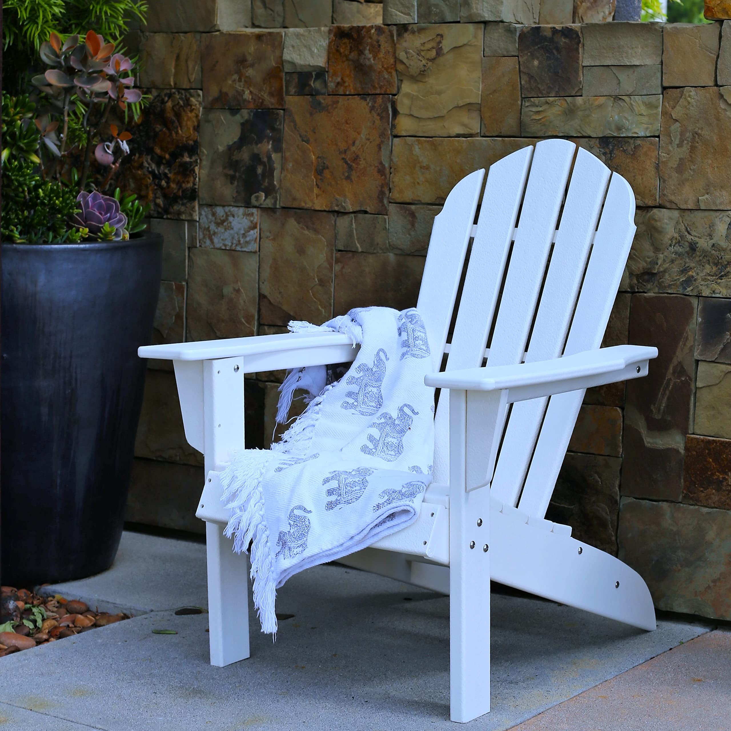 Ipe Adirondack Teak Chair