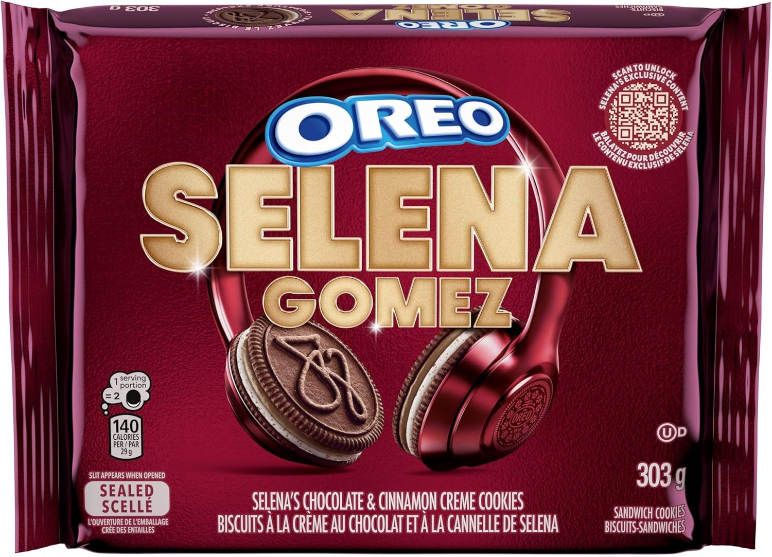 Selena Gomez OREO Cookies, Limited Edition, 303g : Amazon.ca: Grocery ...