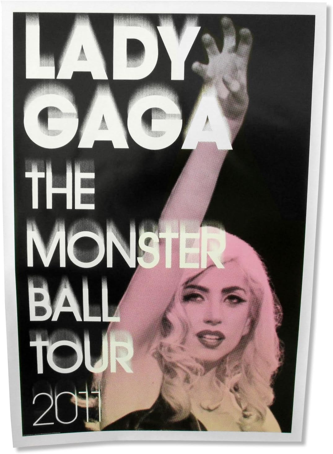 Amazon.com: Lady Gaga Paws Up Monster Ball Tour 2011 Glossy Wall Poster ...