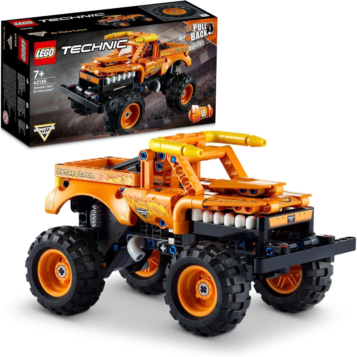 Amazon | レゴ(LEGO) テクニック Monster Jam(TM) エル・トロ・ロコ(TM) 42135 おもちゃ ブロック ...